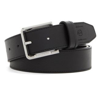 Piquadro Lederg&uuml;rtel mit Dornschlie&szlig;e - Tebe - - Accessories - Herren - Schwarzk - ONE SIZE