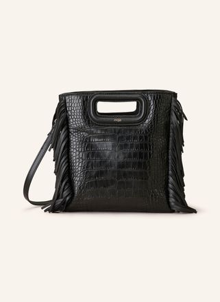 Maje Schultertasche schwarz
