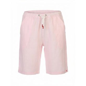 Kiton Drawstring Waistband Shorts - - Shorts - Herren - Rosa - W36