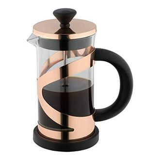 Caf&eacute; Ol&eacute; Cafeti&egrave;re Classico, finition cuivre, 1000 ml, 8 tasses, cafeti&egrave;re &agrave; piston fran&ccedil;aise, poign&eacute;e r&eacute;sistante &agrave; la chaleur, acier inoxydable, CM-10CU