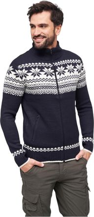 Brandit Norwegian Cardigan, Farbe: Navy, Gr&ouml;&szlig;e: XXL