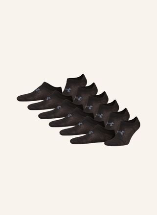 Under Armour 6er-Pack Sneakersocken Essential No Show schwarz