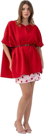 Kocca Femme, Vestes, Rouge, Taille: ONE Size Tunique &agrave; Manches Courtes Style Tunique