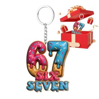 Generic Breloque de sac en acrylique, porte-cl&eacute;s &agrave; motif goutte &agrave; goutte, porte-cl&eacute;s avec design color&eacute;, breloque num&eacute;rot&eacute;e portable, accessoire cadeau avec m