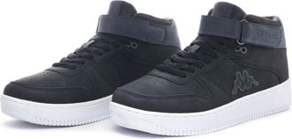 Kappa Herren Logo MASERTA 4 MD Running Shoes, Black-Grey Dk, 41 EU