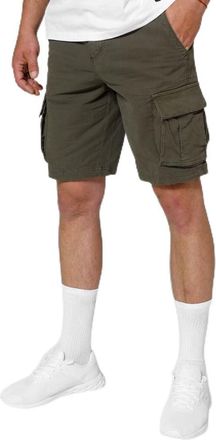Pitbull Pitbull Herren Baumwolle Shorts mit Cargo-Stil M&auml;nner Kurze Cargo-Hose Pit Bull West Coast Jackal Streetwear Cargo Shorts leicht elastisch Kampfshorts