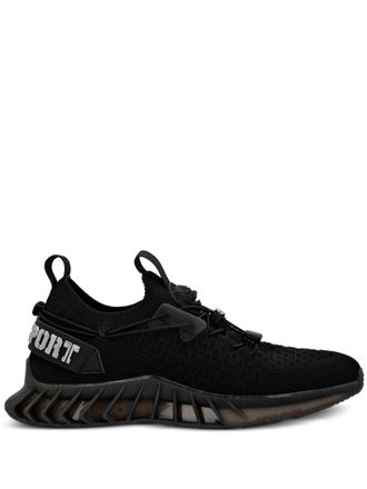 Plein Sport baskets Runner en maille - Noir