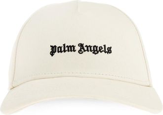 Palm Angels Femme, Accessoires, Beige, Taille: ONE Size Casquette de baseball classique avec logo brod&eacute;