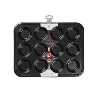 Tala Performance 12er Muffinblech - Profi-Kuchenform aus Karbonstahl mit langlebiger Eclipse Antihaftbeschichtung - Backform f&uuml;r Muffins, Cupcakes & Mini-K