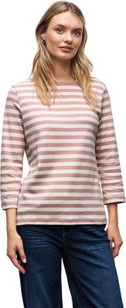 Street One Damen Gestreiftes U-Boot Shirt