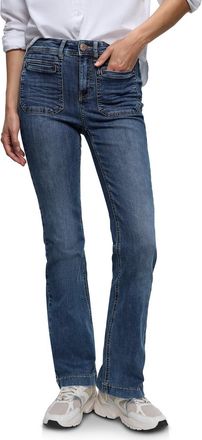 Street One Damen 3716983 Bootcut Jeans, Medium Blue Wash, 29W x 32L