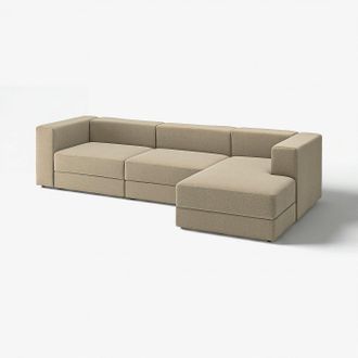 IKEA J&Auml;TTEBO 4er-Sitzelement + R&eacute;camiere