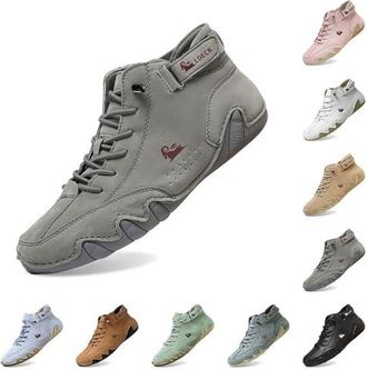 Generic Chaussures de marche imperméables et respirantes en daim - Chaussures de conduite orthopédiques antidérapantes et respirantes - Baskets décontractées 