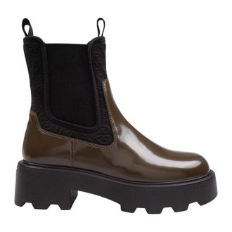 Tory Burch Dunkelolive Stiefeletten Stilvolles Design - - Shoes - Damen - Gr&uuml;n - 36 EU