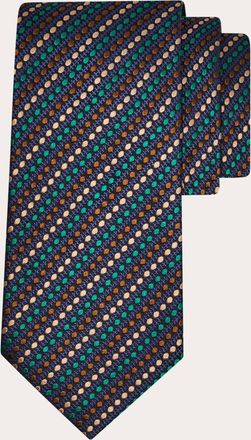 Ferragamo Herren Jacquard-Krawatte Dots - Infinite Inspirations Mehrfarbig