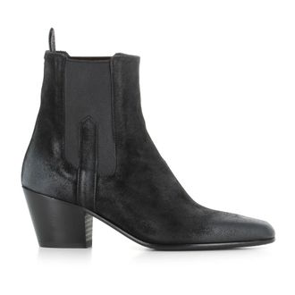 Pantanetti 30mm Wildleder Chelsea Boots - - Shoes - Damen - Schwarzk - 40 EU