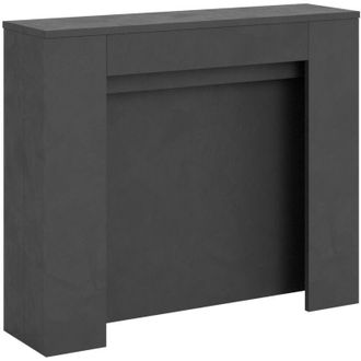 Itamoby Console extensible 90x25/211 cm Kiba Anthracite