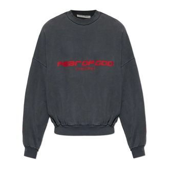 Fear of God Homme, Sweatshirts et sweats &agrave; capuche, Gris, Taille: XS Chicago Heavy Fleece Cropped SweaT-shirt