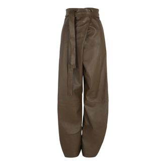 Cortana Mite Wrap Hosen - - Trousers - Damen - Gr&uuml;n - M