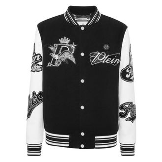 Philipp Plein Herren, Jacken, Schwarzk, LGr&ouml;&szlig;e
