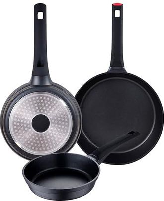 San Ignacio 3er Set Pfannen 20-24-28cm Aluminiumguss