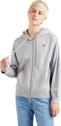 Levi's Damen Standard Zip Sweatshirt Hoodie Kapuzenpullover, Starstruck Heather Grey, XXS