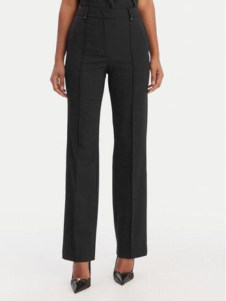 Karl Lagerfeld Stoffhose B1W10003 Schwarz Straight Leg
