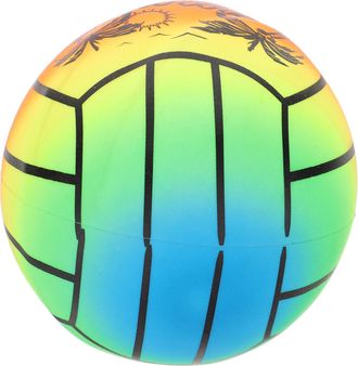 Milisten Aufblasbarer Regenbogen Volleyball Kinder Strandball 15cm PVC Wasserspielzeug Schwimmbad Outdoor Spiel