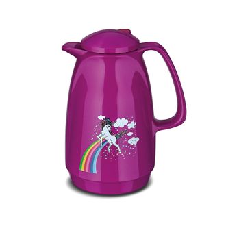 Rotpunkt Isolierkanne 220 BELLA 1,0 l | MAGIC & TRENDY Edition | Zweifunktions-Drehverschluss | BPA-frei | Made in Germany | Warm + Kalthaltung | Glaseinsatz |