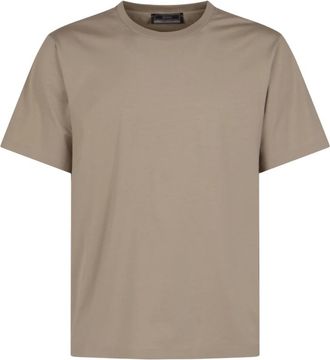 Herno Homme, Tops, Brun, Taille: M T-Shirt Orli Incollati Functi