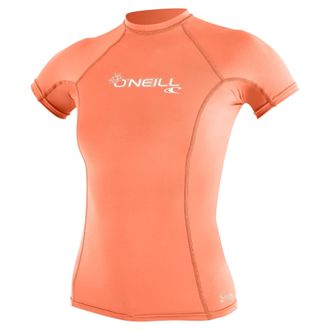 O'Neill WMS Basic Skins S/S Sun Shirt - Light Grapefruit, S