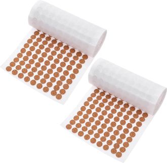 Artibetter Korkschutzpads Selbstklebend St&uuml;ck 1X1cm M&ouml;belkorken als Sto&szlig;d&auml;mpfer f&uuml;r Schrankt&uuml;ren und Schubladen mit Rutschfester Oberfl&auml;che f&uuml;r Zuhause und B&uuml;ro