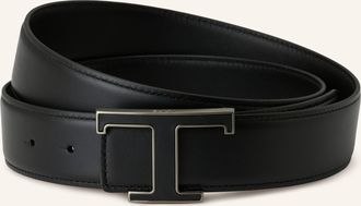 Tod's Tods Lederg&uuml;rtel Zum Wenden schwarz