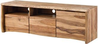 Massivmoebel24 TV-Board Sheesham 178x48x58 natur lackiert / sandgestrahlt pure sheesham 123