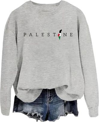 Generic Sweat à capuche Palestine Palestine Free Palestine Flag Chemise Homme Femme Gris
