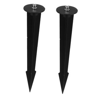 Milisten 2st&uuml;cke Erdspie&szlig;e Aus Aluminium Ersatz-pf&auml;hle F&uuml;r Au&szlig;enleuchten Garten-lampenpf&auml;hle Haltbare Landschaftsbau-Spikes Wetterfeste Ersatzpf&auml;hle F&uuml;r Wegbel