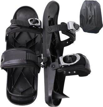 Generic Ski-Skates - Verstellbarer Kurzer Ski-Schneeschuh F&uuml;r Anf&auml;nger Und Erwachsene, Atmungsaktive, Sto&szlig;d&auml;mpfende Snowblade-Ausr&uuml;stung, Leicht, Sicherer Sit