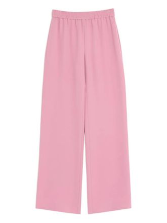 Valentino Garavani pantalon Cady Couture &agrave; taille &eacute;lastique - Rose