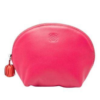 Loewe Pre-owned Nappa Leder Pouch - - Pre-owned - Damen - Rosa - ONE SIZE