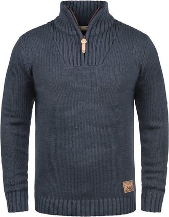 Solid Troyer SDPetro Strickpulli mit hochabschlie&szlig;endem Kragen