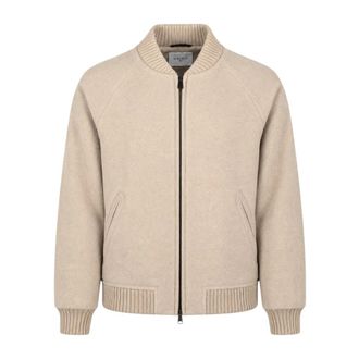 Circolo 1901 Bomber Zip Luxury Wool - - Jackets - Herren - Beige - M