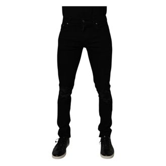 Dolce & Gabbana Cotton Stretch Skinny Denim Jeans - - Jeans - Herren - Schwarzk - M