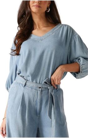 Beaumont Amsterdam Damen, Blusen & Hemden, Blau, 2XLGr&ouml;&szlig;e