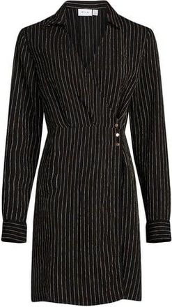 Vila Robe col crois&eacute; &agrave; rayures