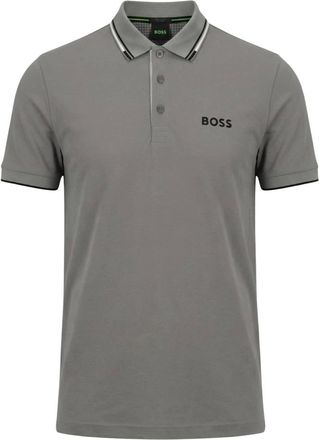 HUGO BOSS Homme, Tops, Gris, Taille: S Polo &agrave; manches courtes