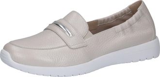Caprice Damen Slipper aus Leder Freizeit, Cremefarben (Pearl Per.Deer), 38 EU