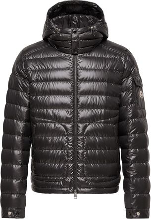 Moncler Moncler Doudoune Courte &Agrave; Capuche Lauros, Homme, Noir, Taille: 0