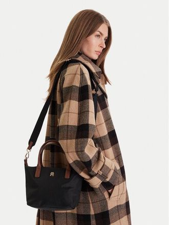 Tommy Hilfiger Handtasche Popette Mini Tote AW0AW17709 Schwarz