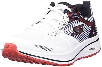 Skechers Homme Go Run Consistent Chaussures de Course et de Marche performantes Basket, Multicolore et Blanc, 46 EU