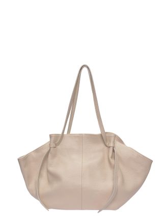 Roberta M Beige Rindsledertasche